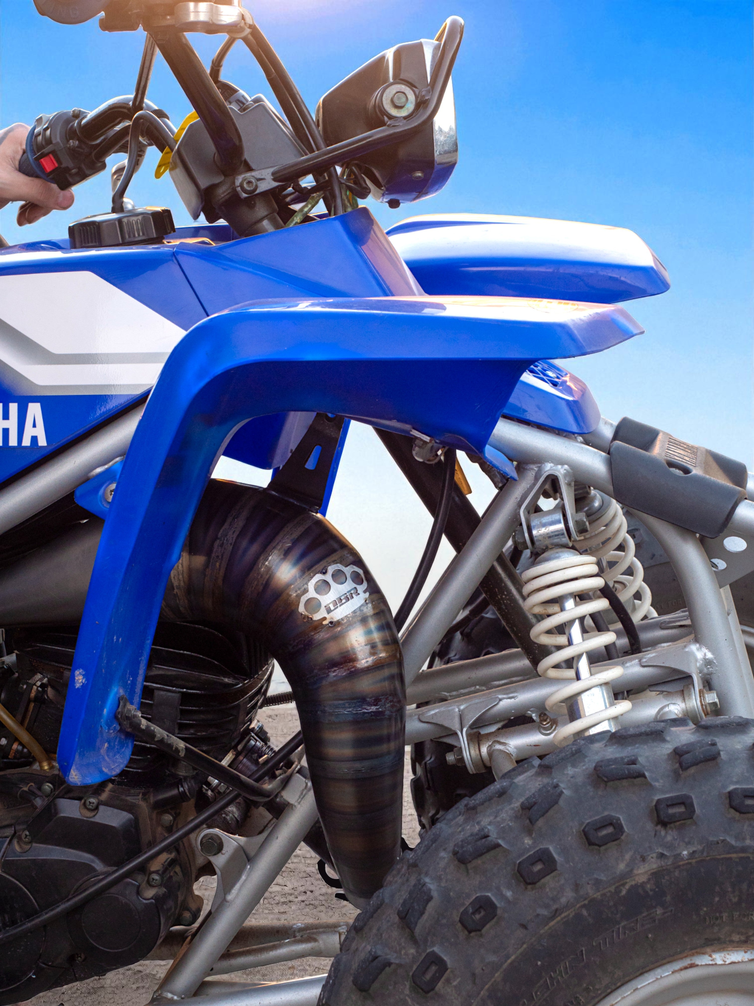 Complete Exhaust DBR for YAMAHA BLASTER 200cc ATV 1988–2009 – DBR Factory